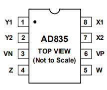 AD835中文资料_引脚图_电路图_PDF下载_参数_封装
