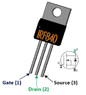 IRF840_中文资料_IR_参数_引脚图_替代型号_封装_PDF