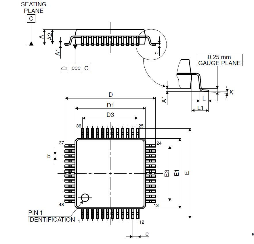 STM32F030C8T6引脚图与中文手册PDF